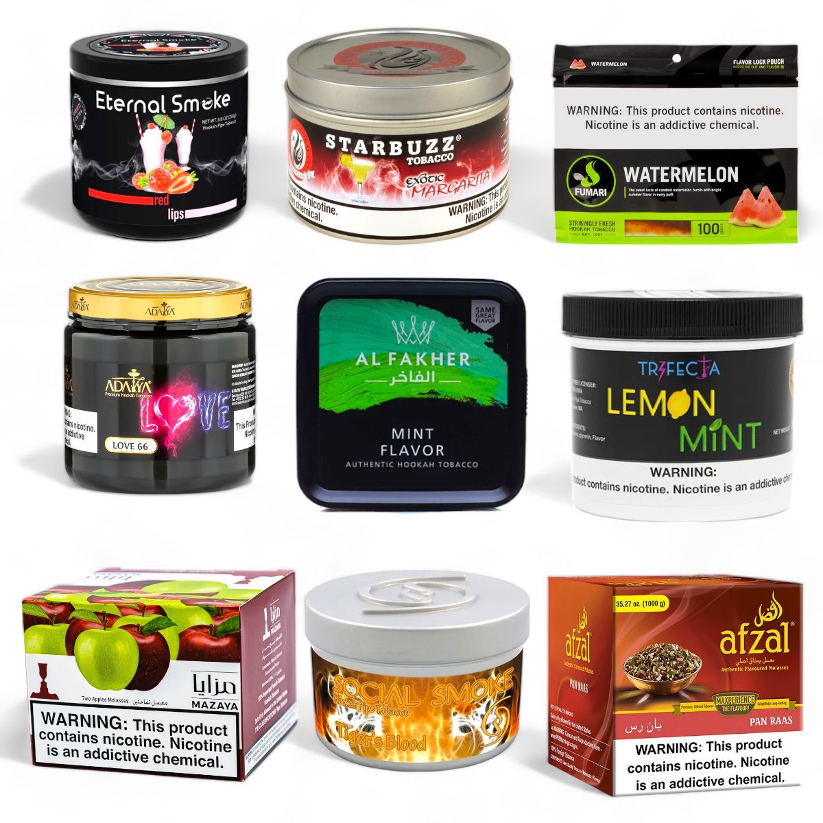 Top Shisha Tobacco Brands – Al Fakher, Starbuzz & More – ETERNAL HOOKAH